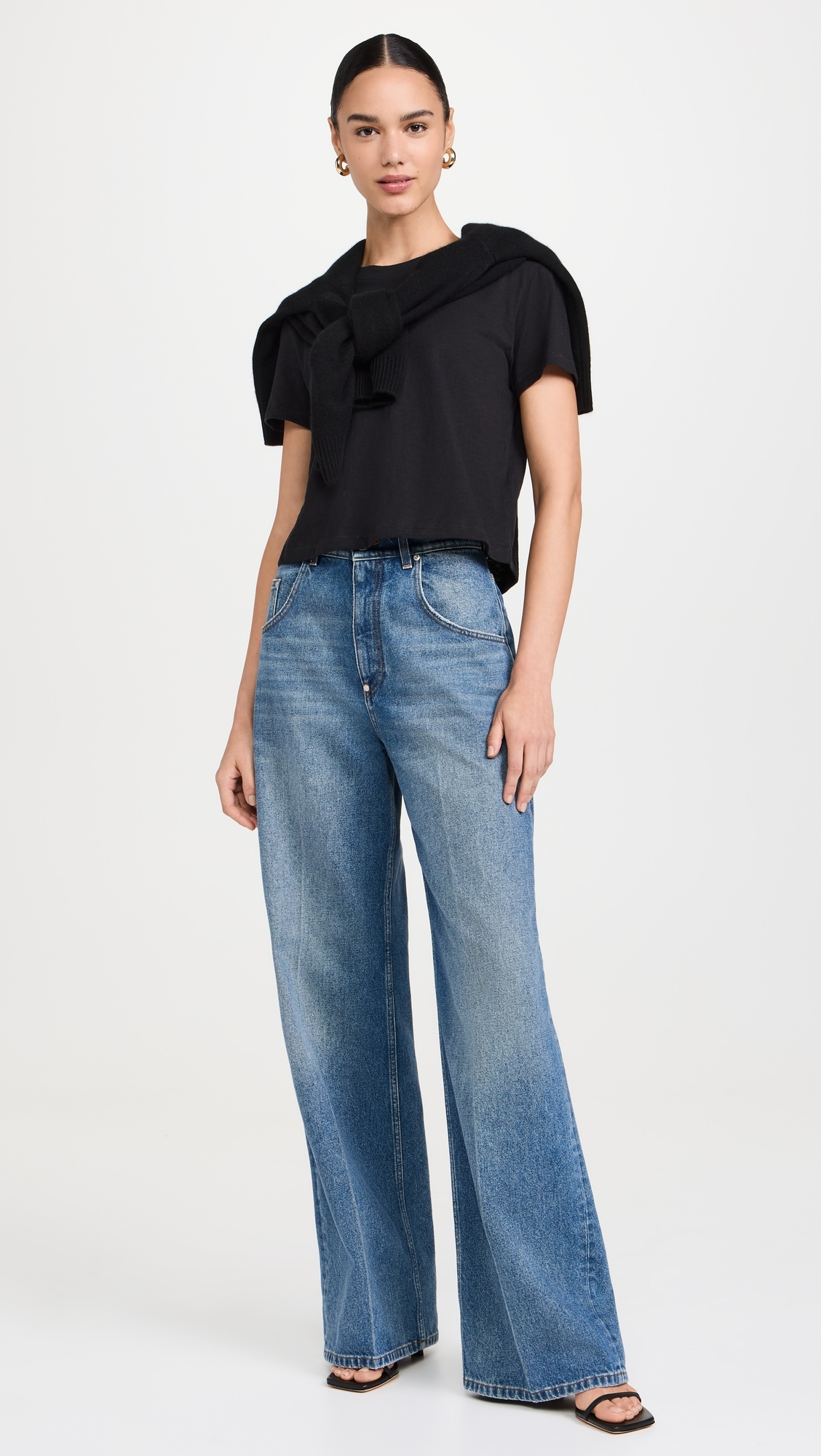 MADEWELL Boxy Crop Tee in Soft Slub